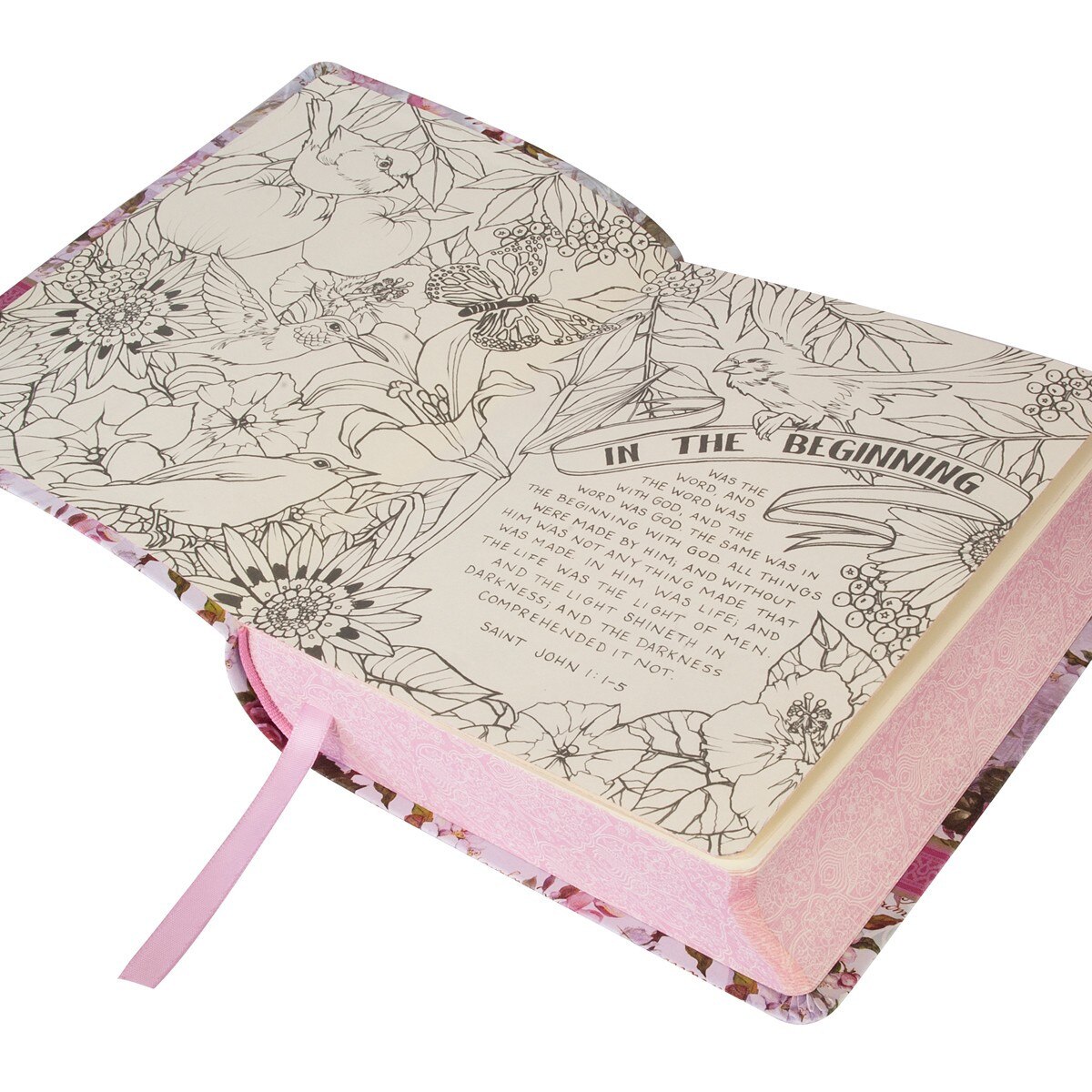 Journaling Bible In Silky Floral Kjv My Creative Bible