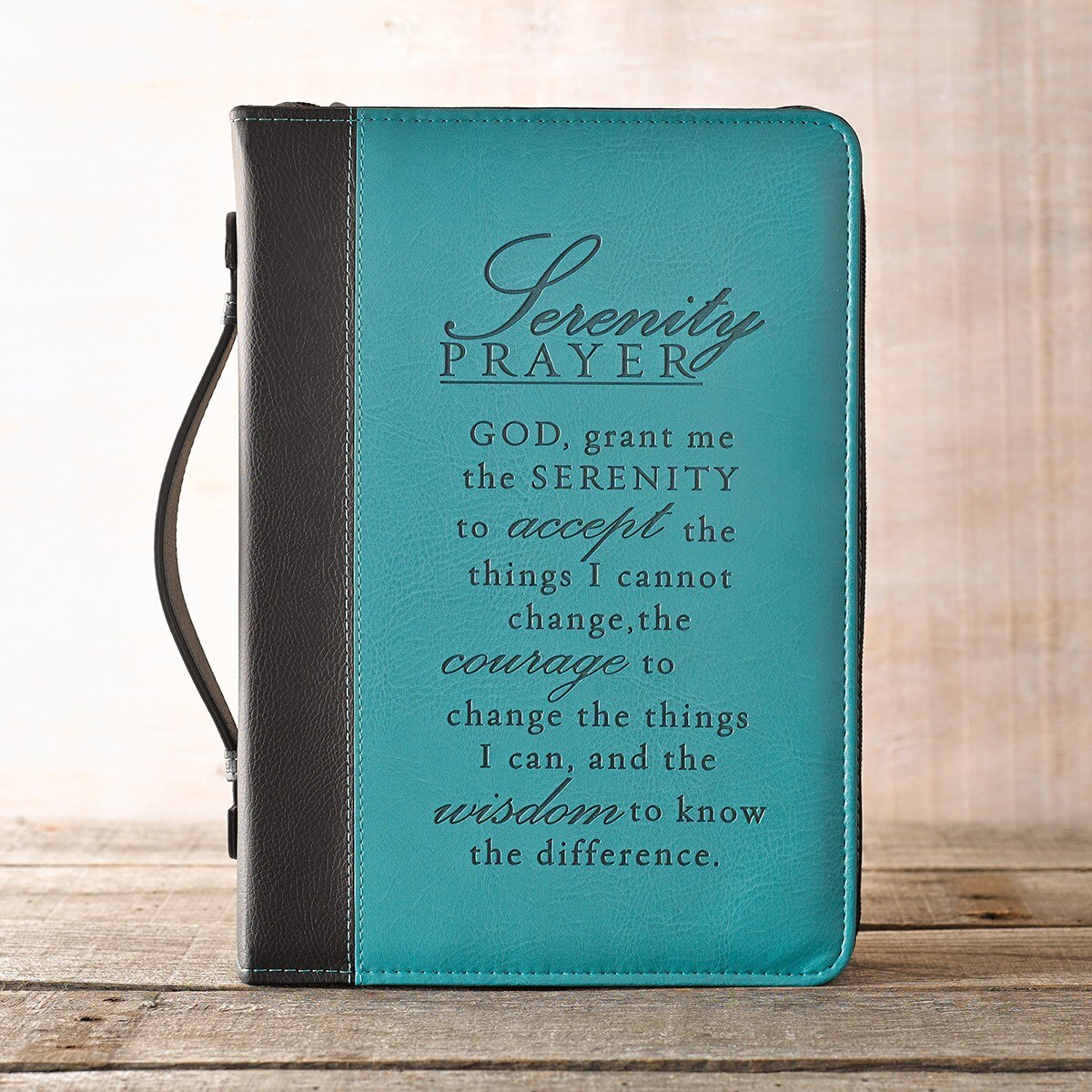 Serenity Prayer In Two Tone Aqua Bible Cover Size Large EBay serenity-prayer-in-two-tone-aqua-bible-cover-size-large-ebay