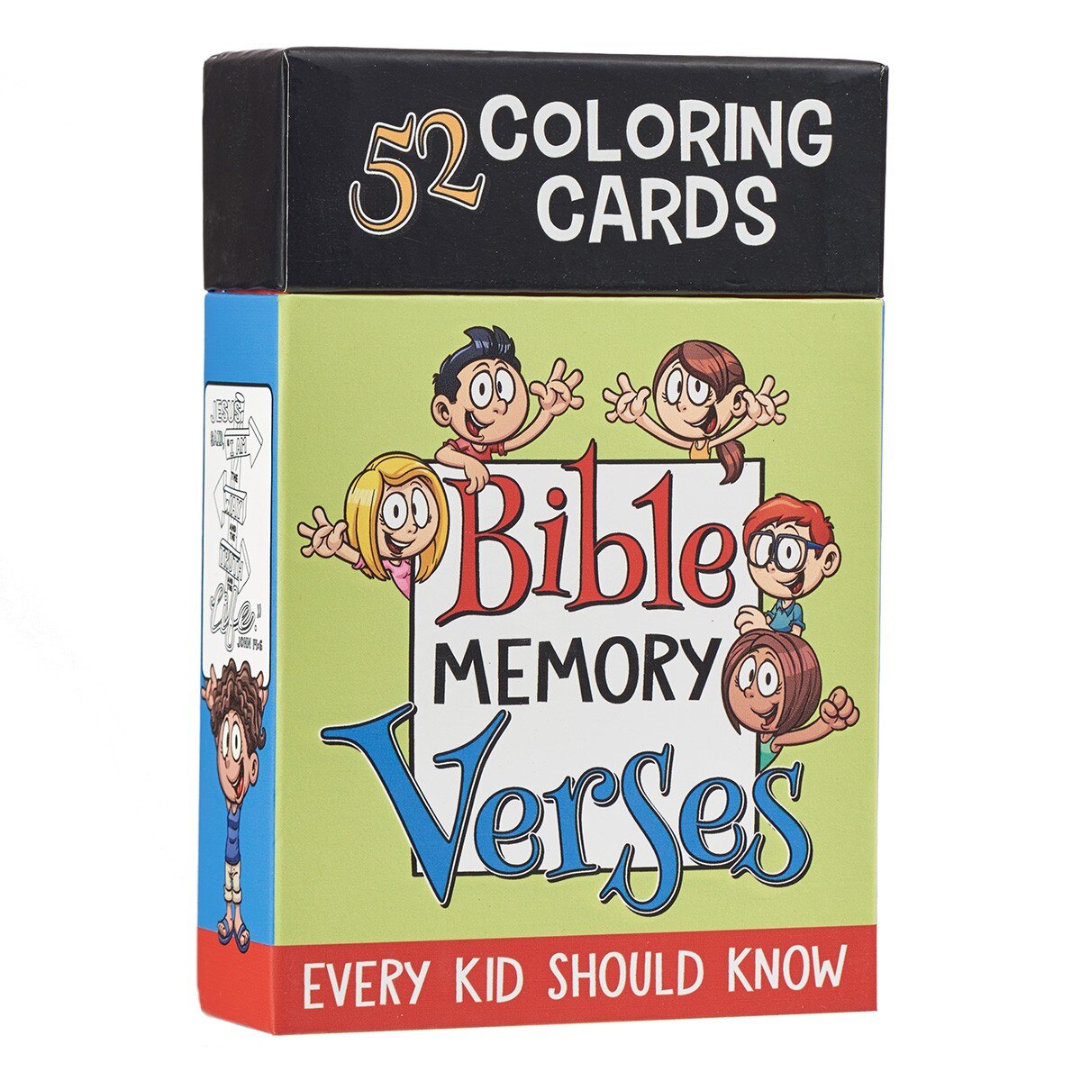 52 Bible Memory Verses Every Kid Should Know Coloring Cards for Kids