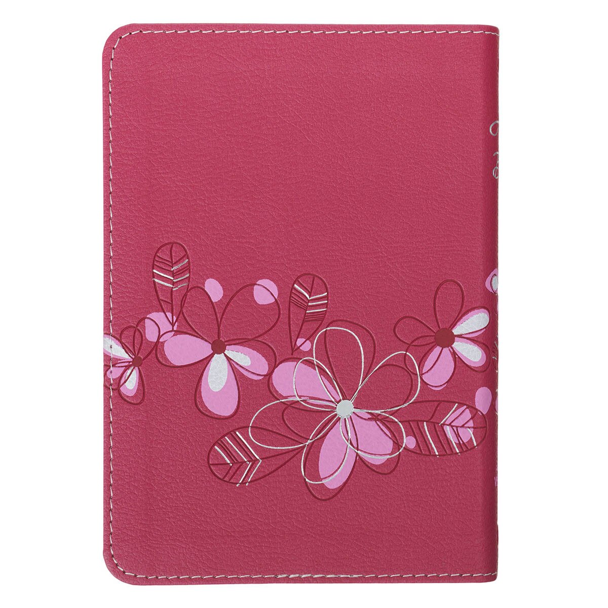 Pink Faux Leather Compact King James Version Bible