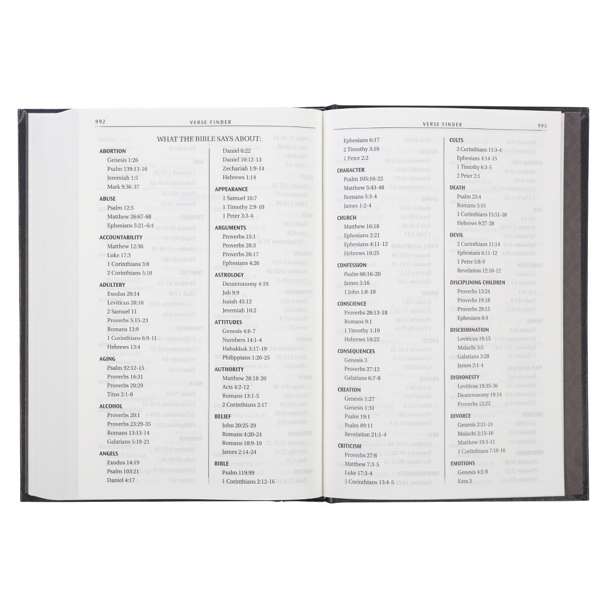 Black Hardcover Large Print King James Version Pew Bible