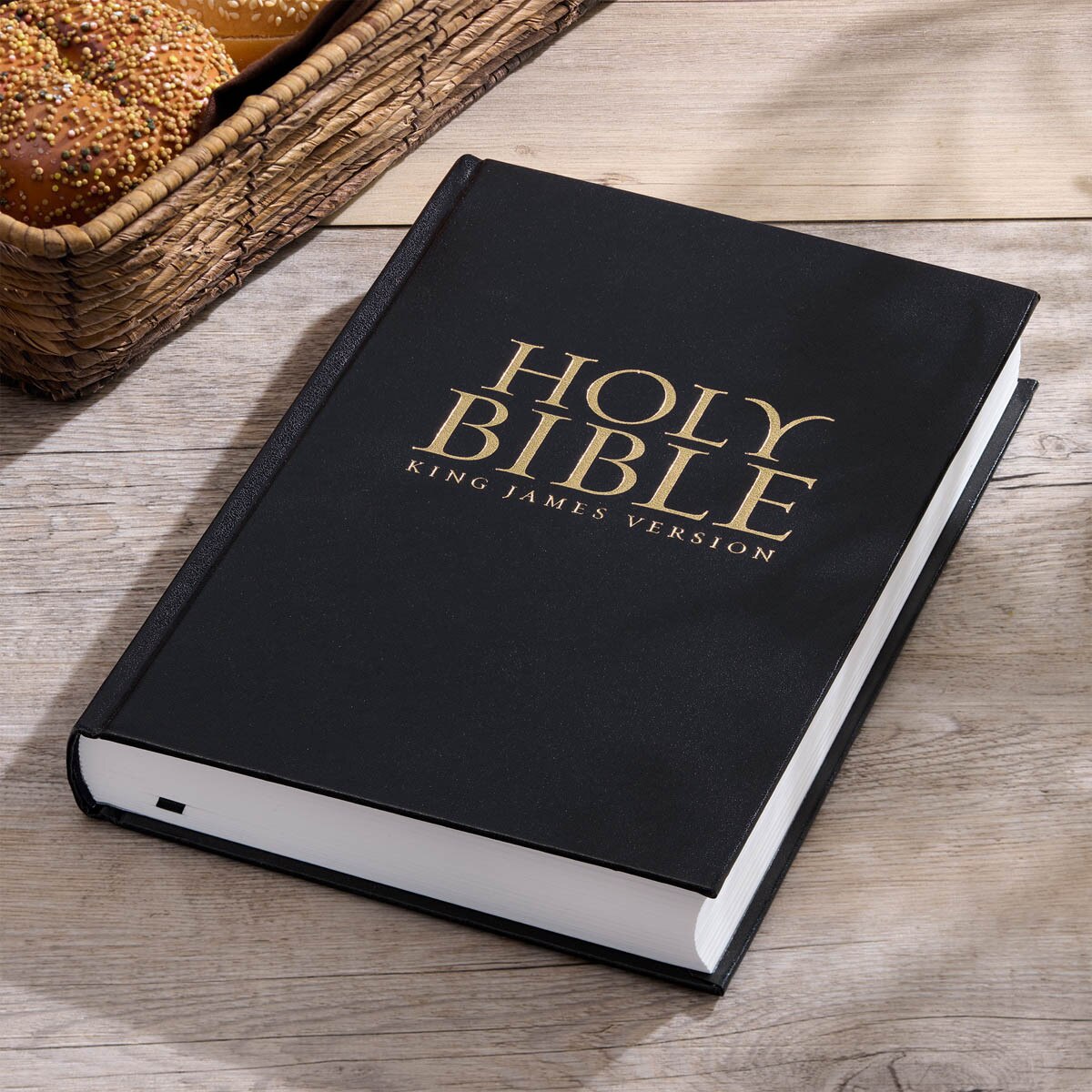Black Hardcover Large Print King James Version Pew Bible