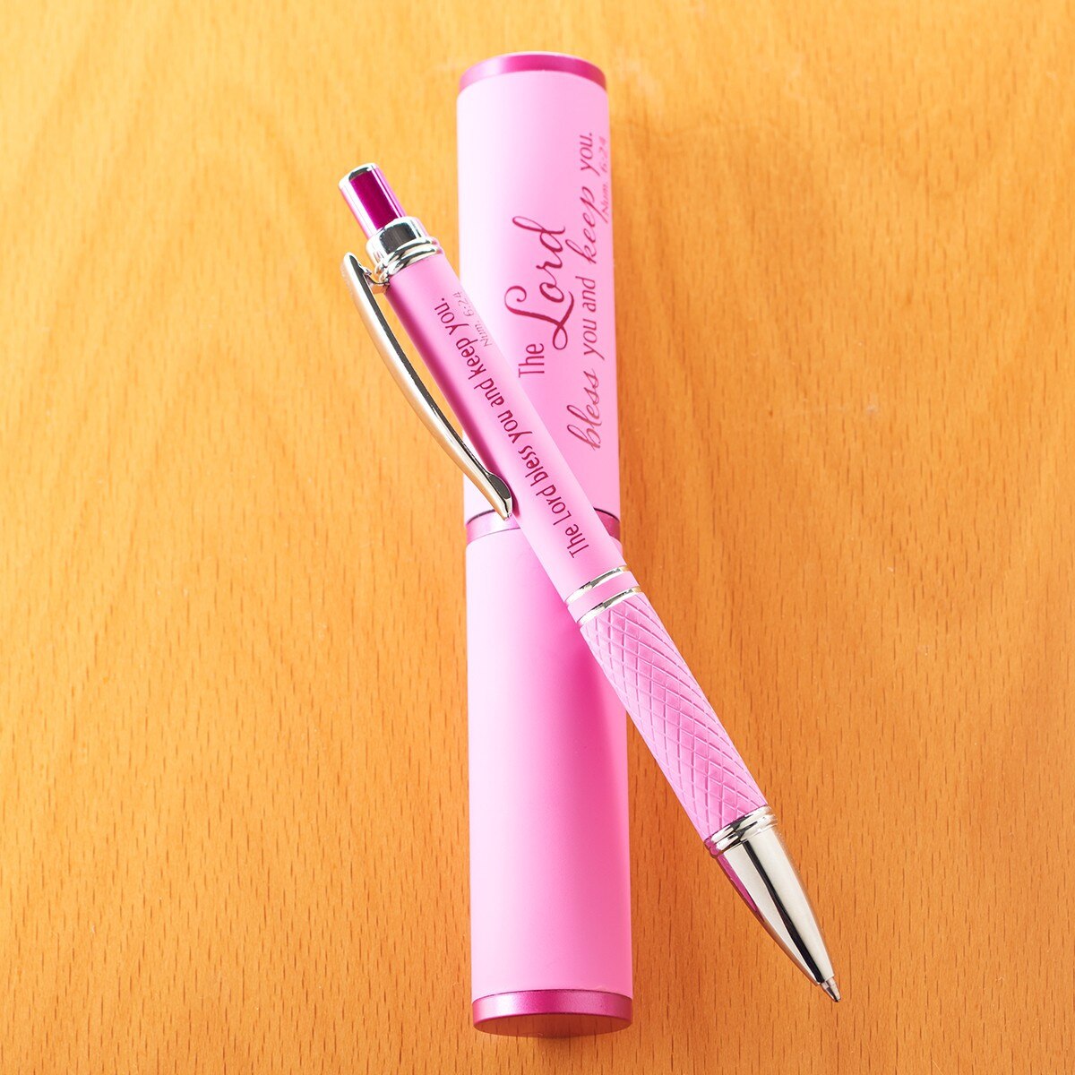 Three Color Stylish Pen and Case Merchandiser