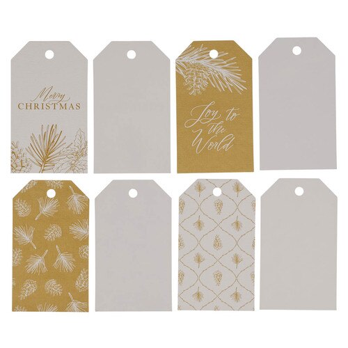 gold present tags
